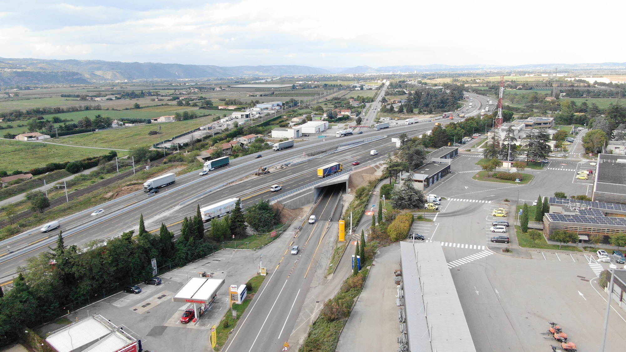Fermeture de la bretelle de sortie de l'échangeur de Bourg-lès-Valence ...